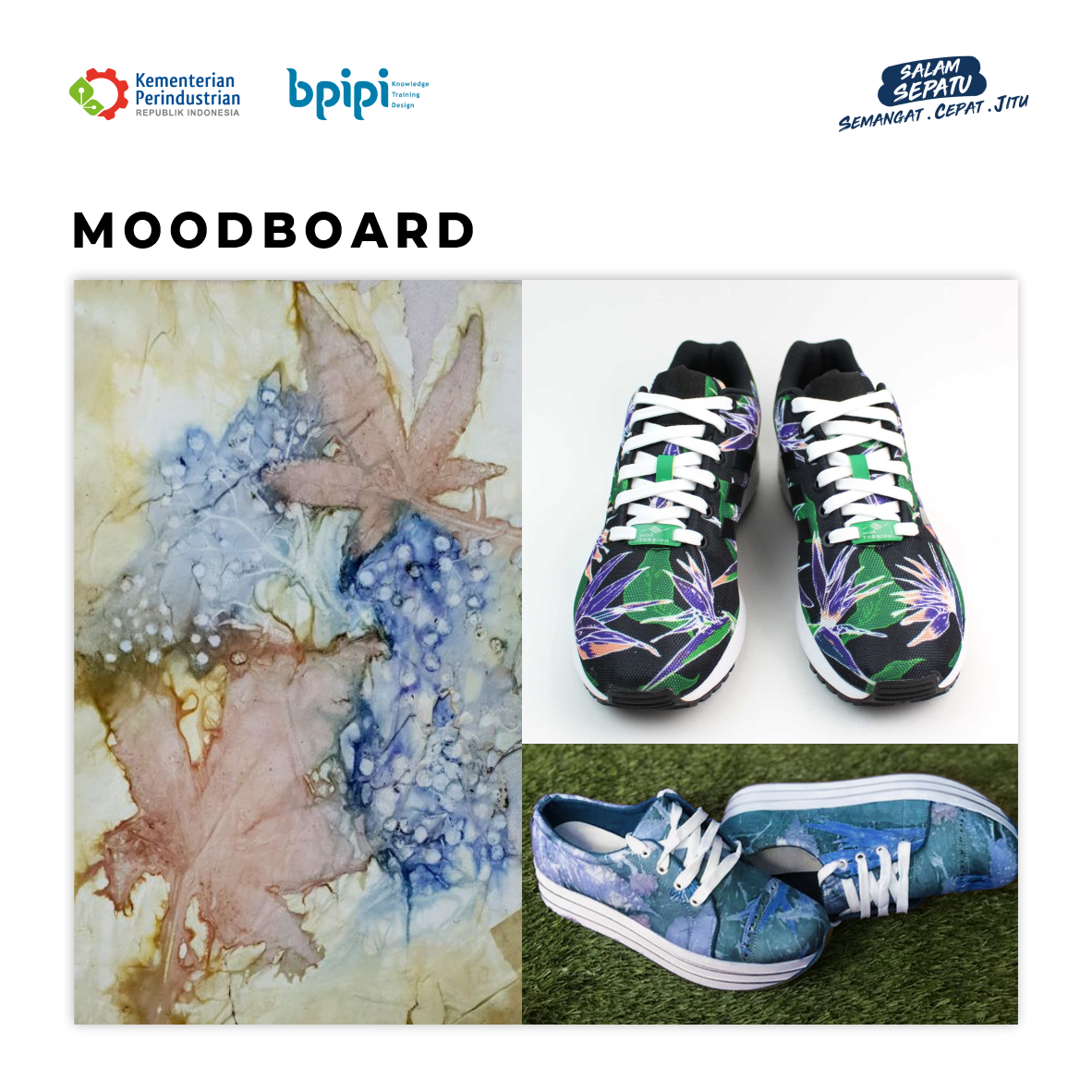 Detail Bank Desain - Eco Print Sneakers - Data Center BPIPI